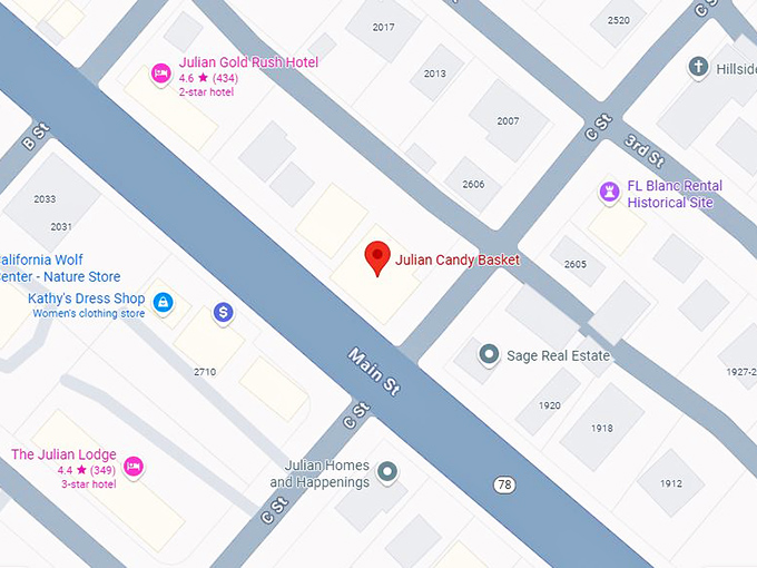 16. julian candy basket map