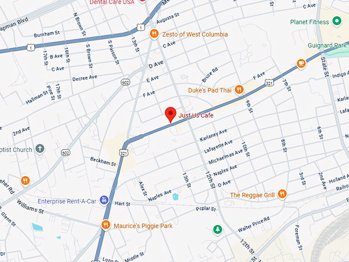 16. just us cafe map