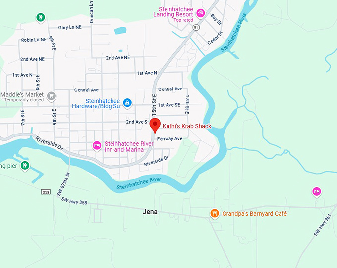 16. kathi's krab shack map