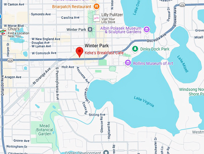 16. keke's breakfast cafe map