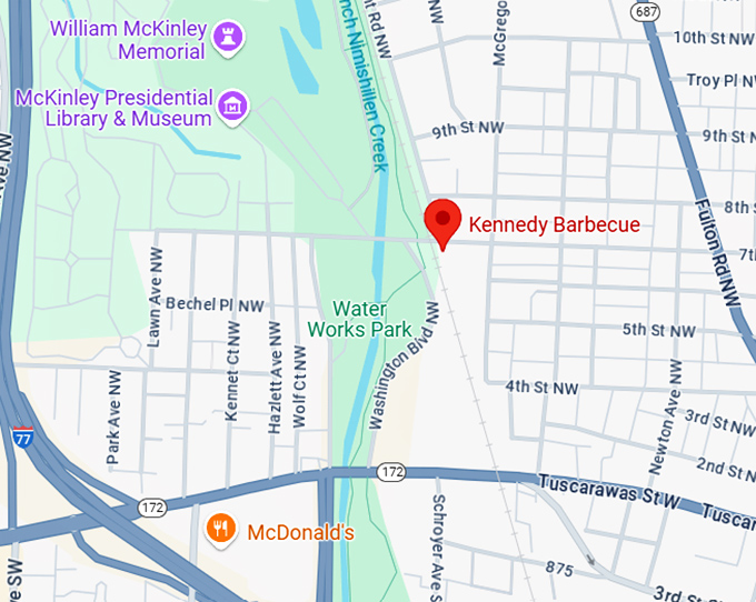 16. kennedy barbecue map