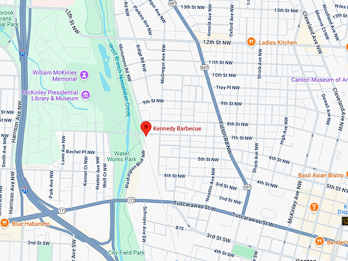 16. kennedy barbecue map