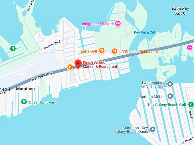 king seafood market & restaurant map