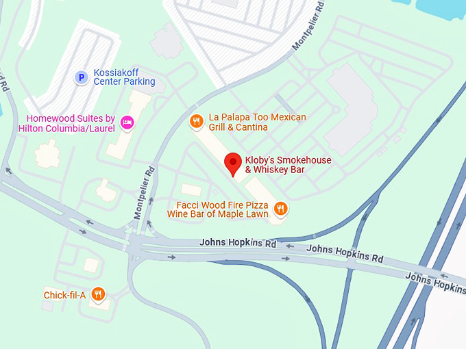 16. kloby's smokehouse & whiskey bar map
