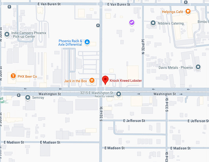 16. knock kneed lobster map