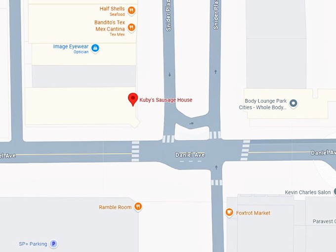 16. kuby's sausage house map