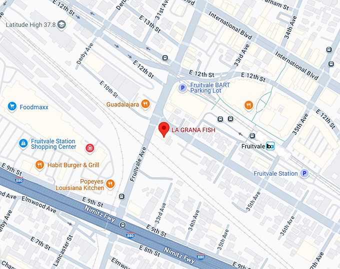 16. la grana fish map