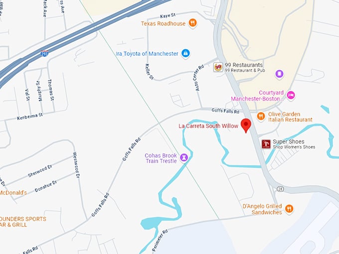 la carreta south willow map