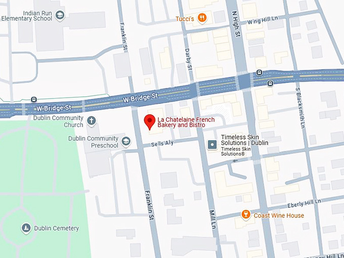 16. la chatelaine french bakery and bistro's map