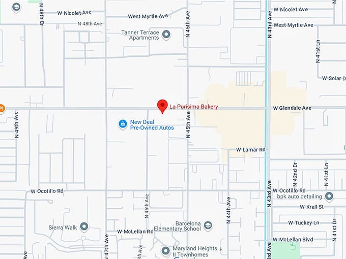16. la purisima bakery map