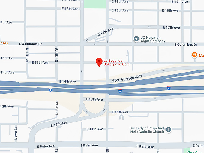 16. la segunda bakery and cafe map