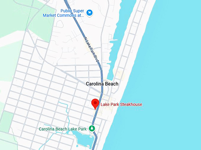 16. lake park steakhouse map