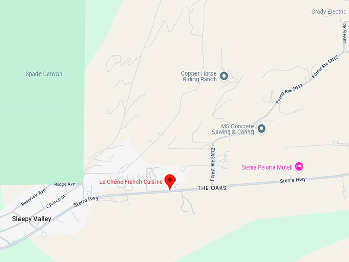 16. le ch&ecirc;ne french cuisine map