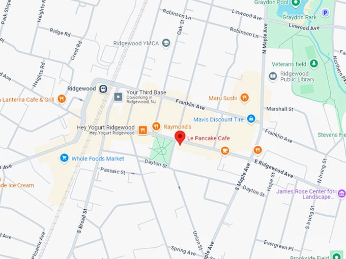 16. le pancake cafe map