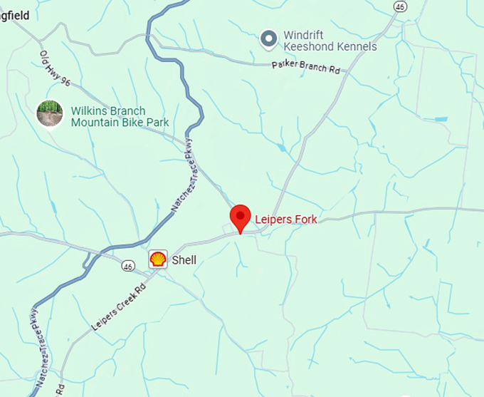 16. leiper's fork map