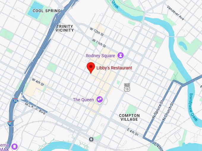 16. libby's restaurant map