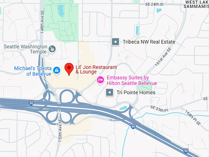 16. lil' jon restaurant & lounge map