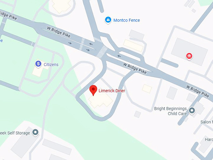 16. limerick diner map