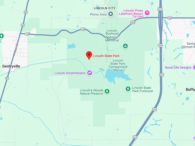 16. lincoln state park map