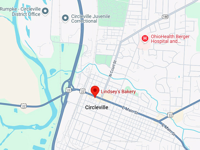 lindsey's bakery map