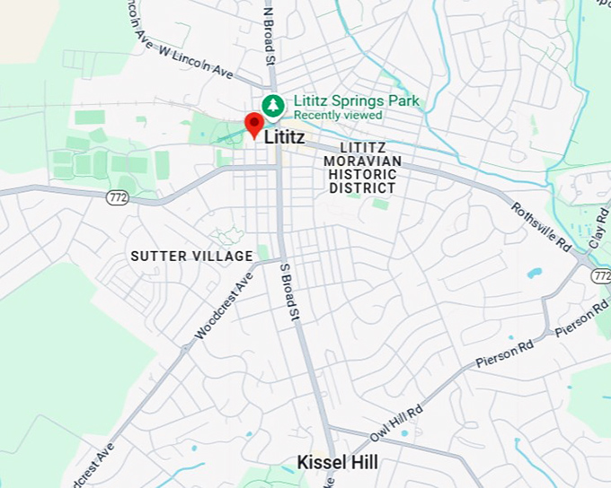 16. lititz map