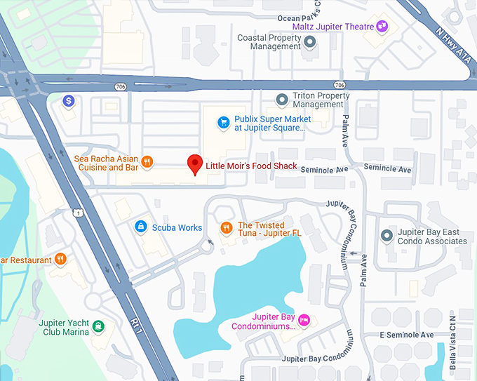 16. little moir's food shack map