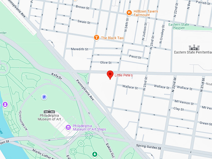 little pete&rsquo;s map