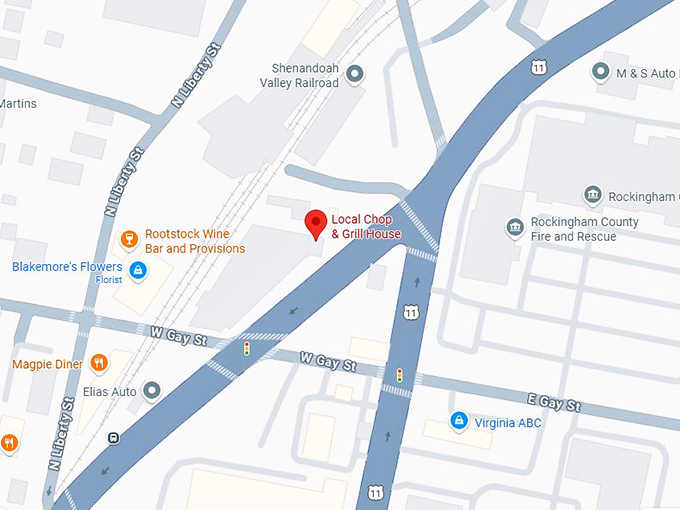 16. local chop & grill house map