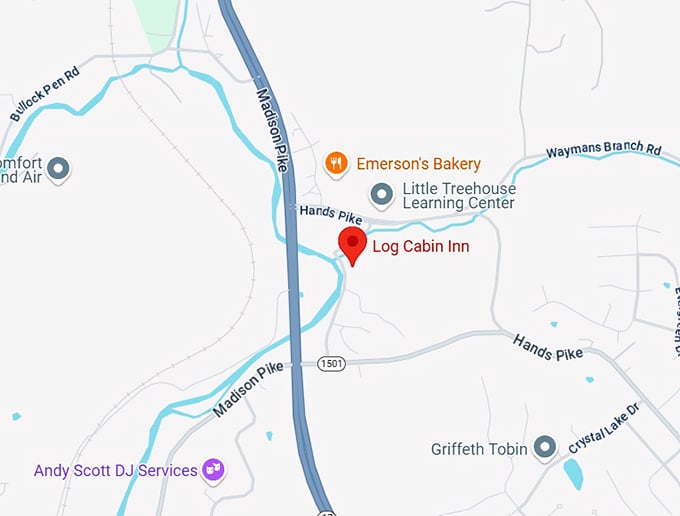 16. log cabin inn map