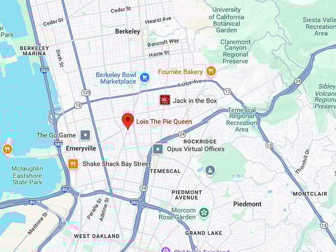 16. lois the pie queen map