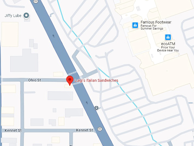 16. luigi's italian sandwiches map