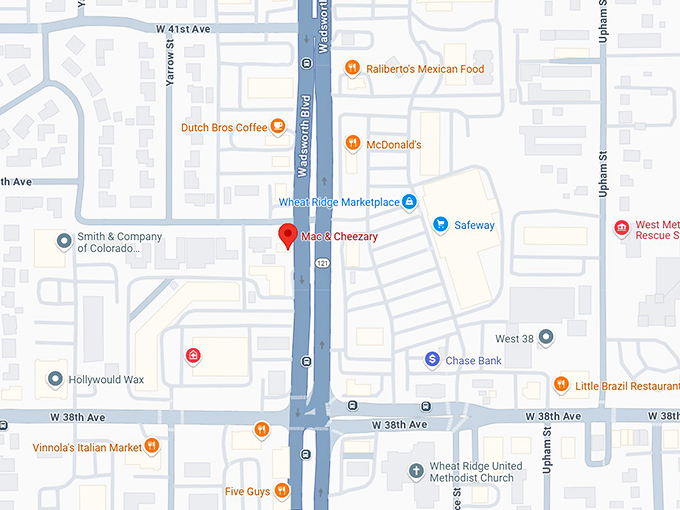 16. mac & cheezary map