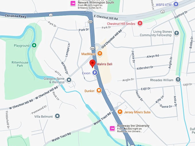 16. malin's deli map