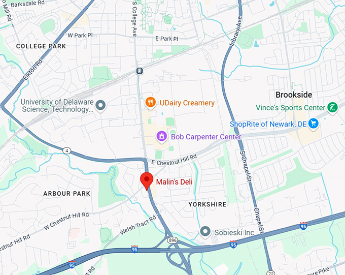 16. malin's deli map