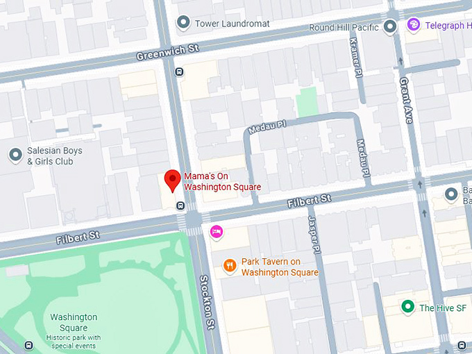16. mama's on washington square map