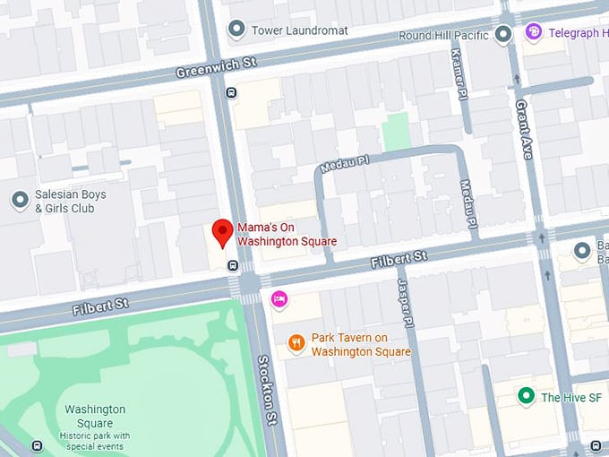 16. mama's on washington square map