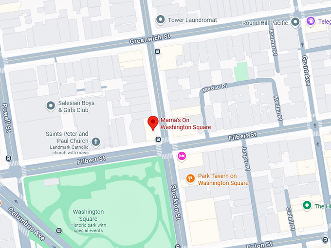 16. mama's on washington square map