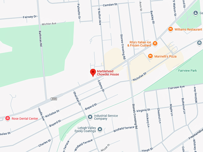 16. marblehead chowder house map