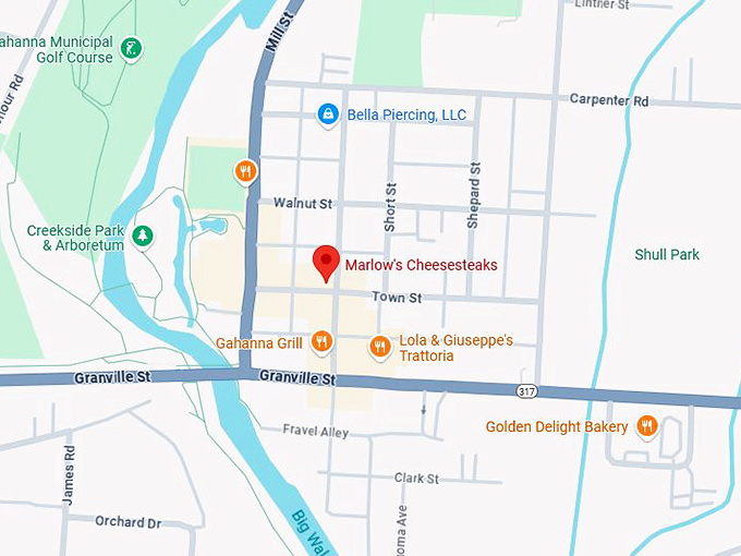 16. marlow's cheesesteaks map