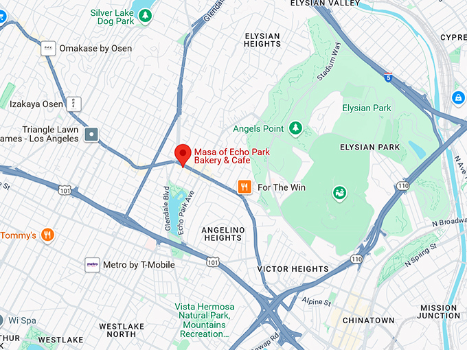 16. masa of echo park bakery & cafe map
