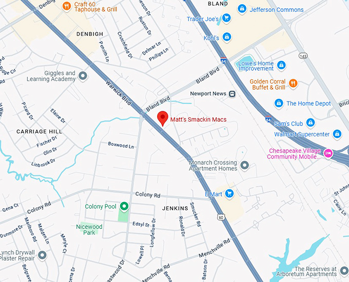 16. matt's smackin macs map