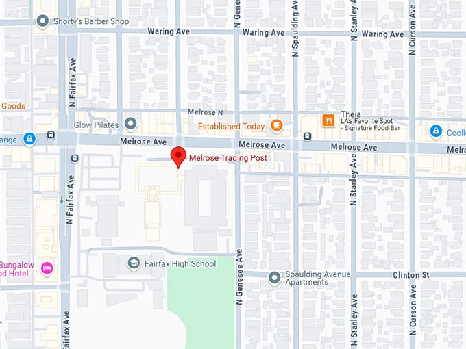 16. melrose trading post map