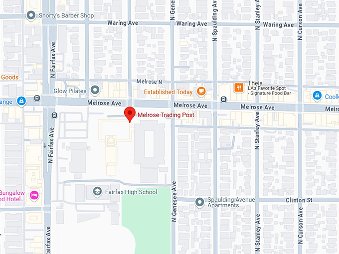 16. melrose trading post map