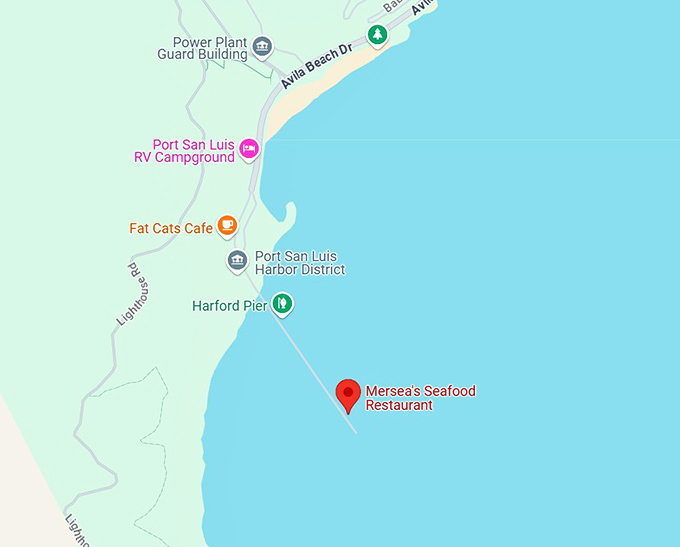 16. mersea's seafood restaurant map