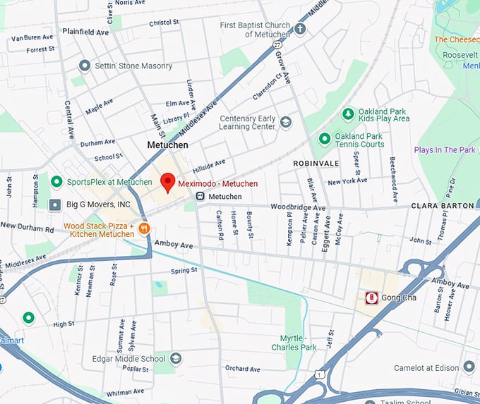 16. meximodo metuchen map