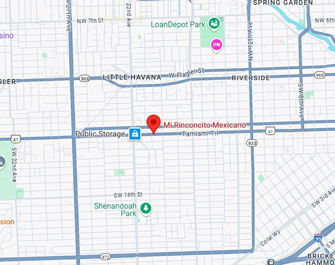 16. mi rinconcito mexicano map