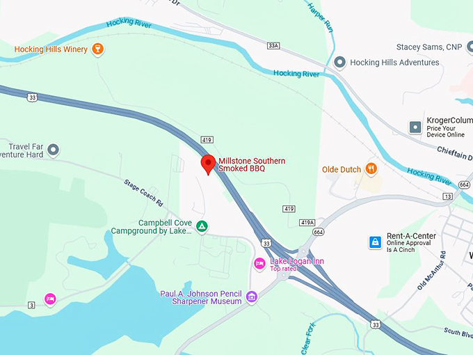 16. millstone southern smoke bbq map