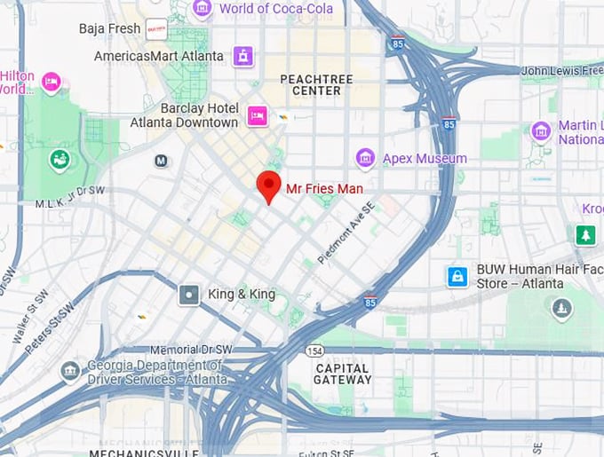 16. mr. fries man map