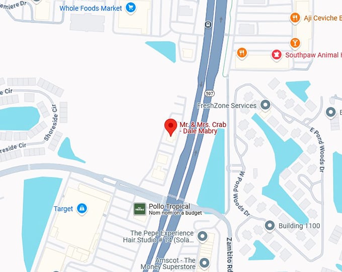 mr. & mrs. crab dale mabry map