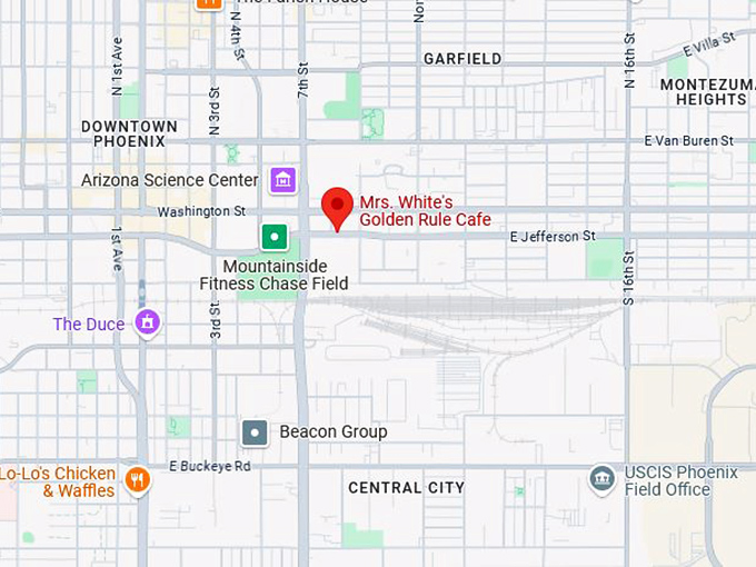 16. mrs. white&rsquo;s golden rule cafe map